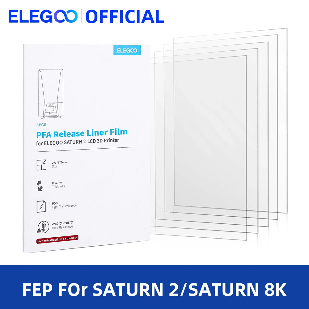 ELEGOO-5PCs-FPA-FEP-V2-0-Release-Films-Set-for-SATURN-2-SATURN-8K-MSLA ...