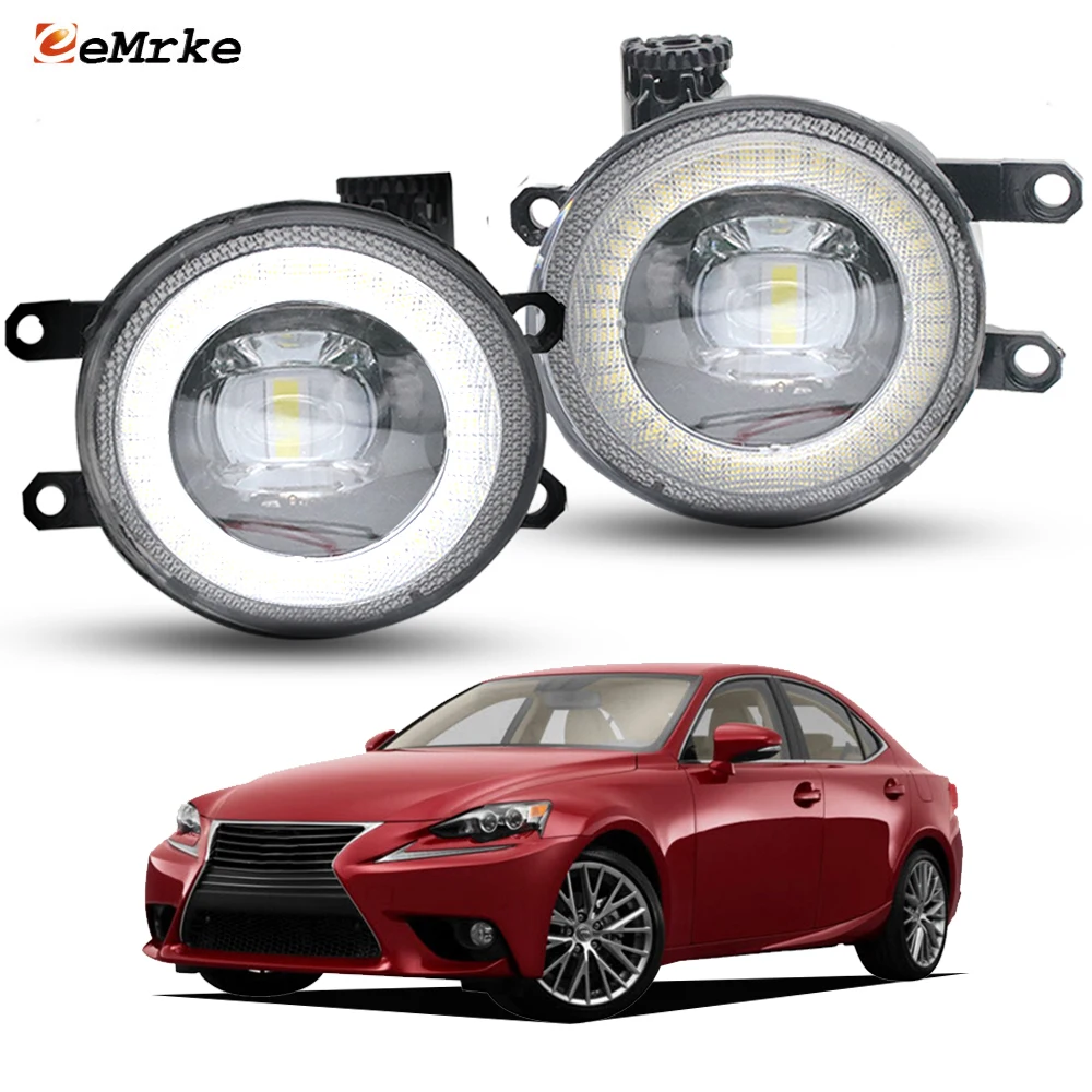 Led Fog Light for Lexus IS250 is300h is350 is200t 2014 2015 2016 Angel ...