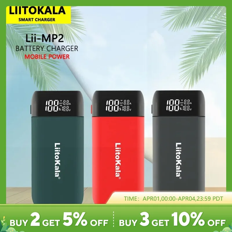 LiitoKala-Lii-MP2-21700-18650-Power-Bank-QC3-0-Fast-Charging-Type-C ...