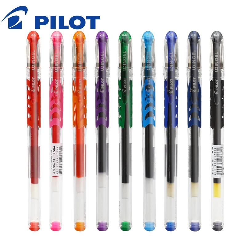 1pcs-Japanese-PILOT-Gel-Pen-BL-WG-5-Color-WINGEL-Oil-Pen-0-5mm-Quick ...