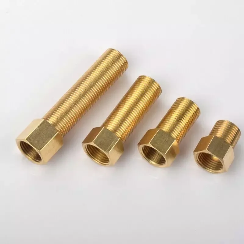 Brass-Pipe-Hex-Nipple-Fitting-1-2-3-4-BSP-Male-Thread-Quick-Adapter ...