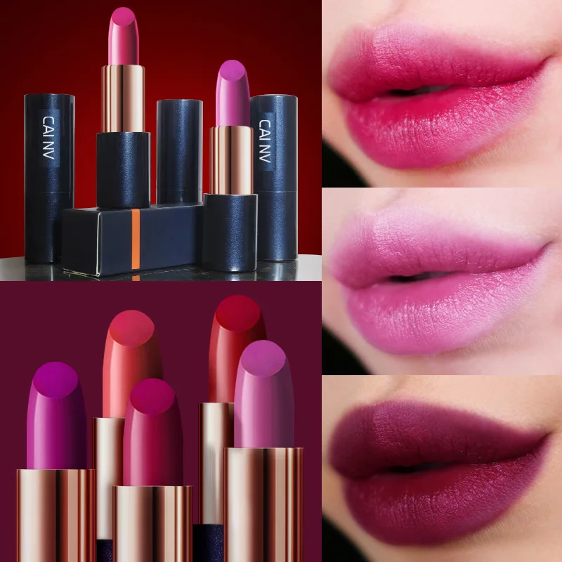 Rose-Red-Lipstick-Barbie-Powder-Plum-Color-Gray-Pink-Grape-Purple ...