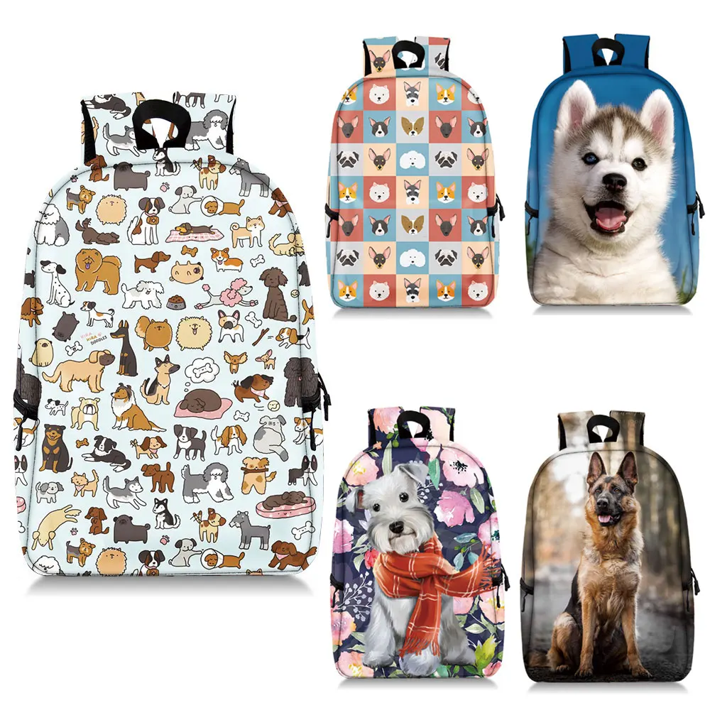 Cute-Boston-Terrier-Bulldog-Dachshund-German-Shepherd-Dog-Backpack ...