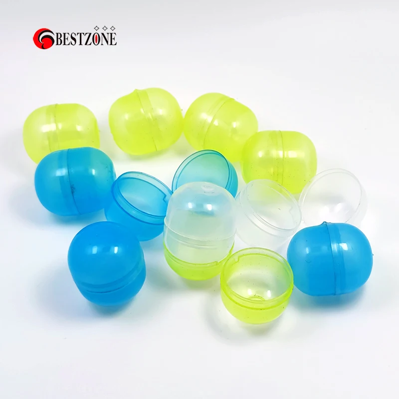 50Pcs-Lot-30-35MM-Empty-Hinged-Toy-Vending-Capsules-Plastic-PP-Mixed ...
