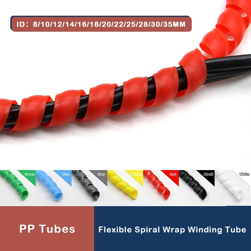 2-5-10m-Line-Organizer-Pipe-Protection-8mm-40mm-Winding-Cable-Wire ...