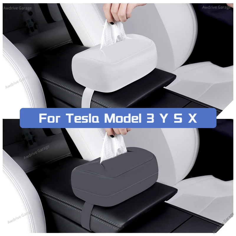 Car-Tissue-Box-for-Tesla-Model-3-Y-S-X-New-Model3-Highland-Armrest ...