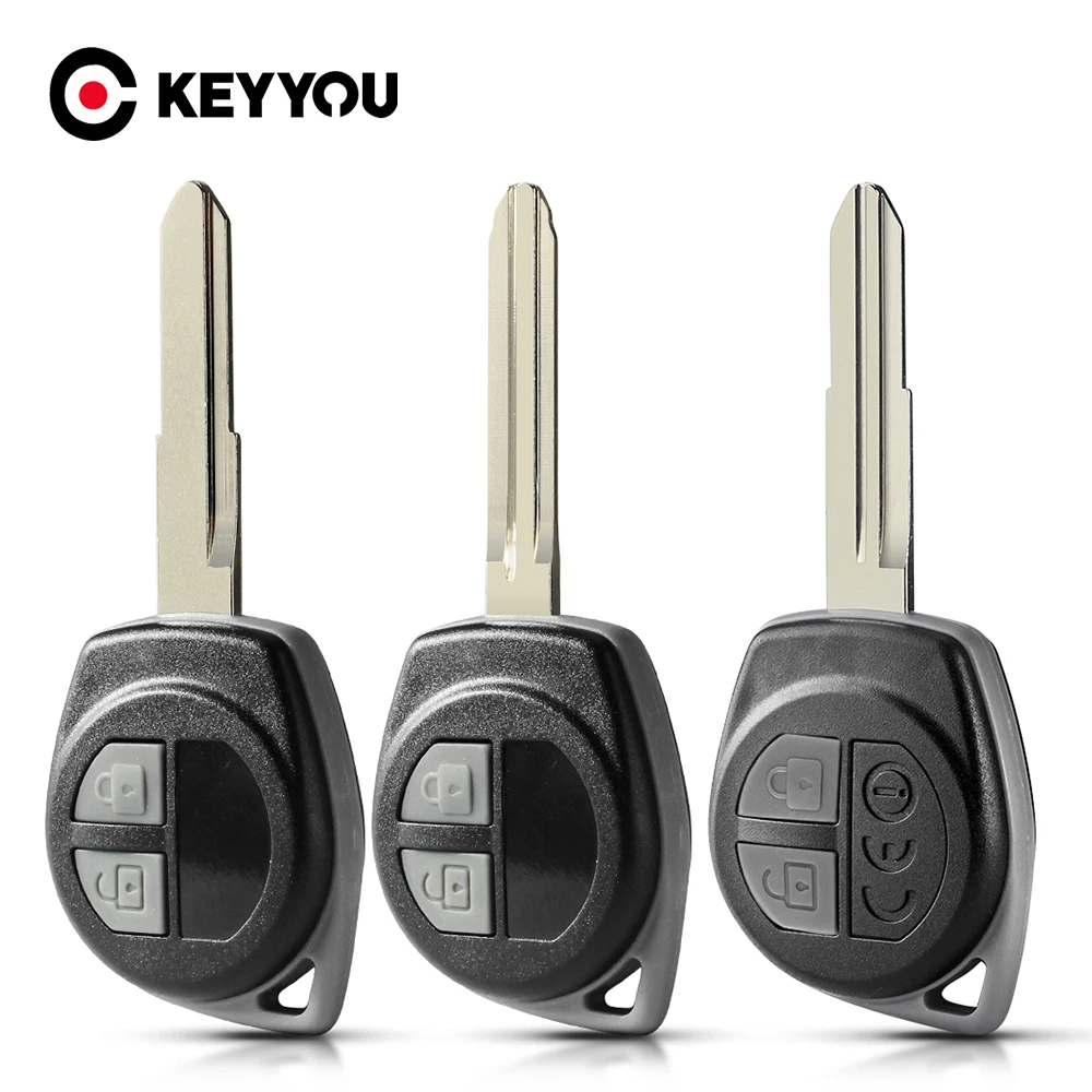KEYYOU-2-Buttons-Replacement-Remote-Car-Key-Shell-Case-For-Suzuki-Grand ...