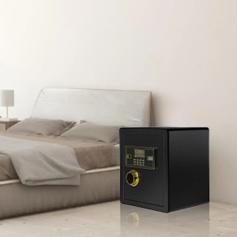 Safe-Box-40cm-Large-Solid-Latch-Anti-theft-Fireproof-Remote-Opening ...