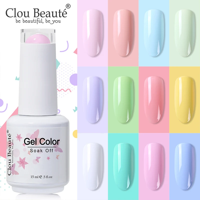 Clou-Beaute-126-Colors-Nail-Gel-Polish-Vernis-Ongle-Semi-Permanent-Nail ...