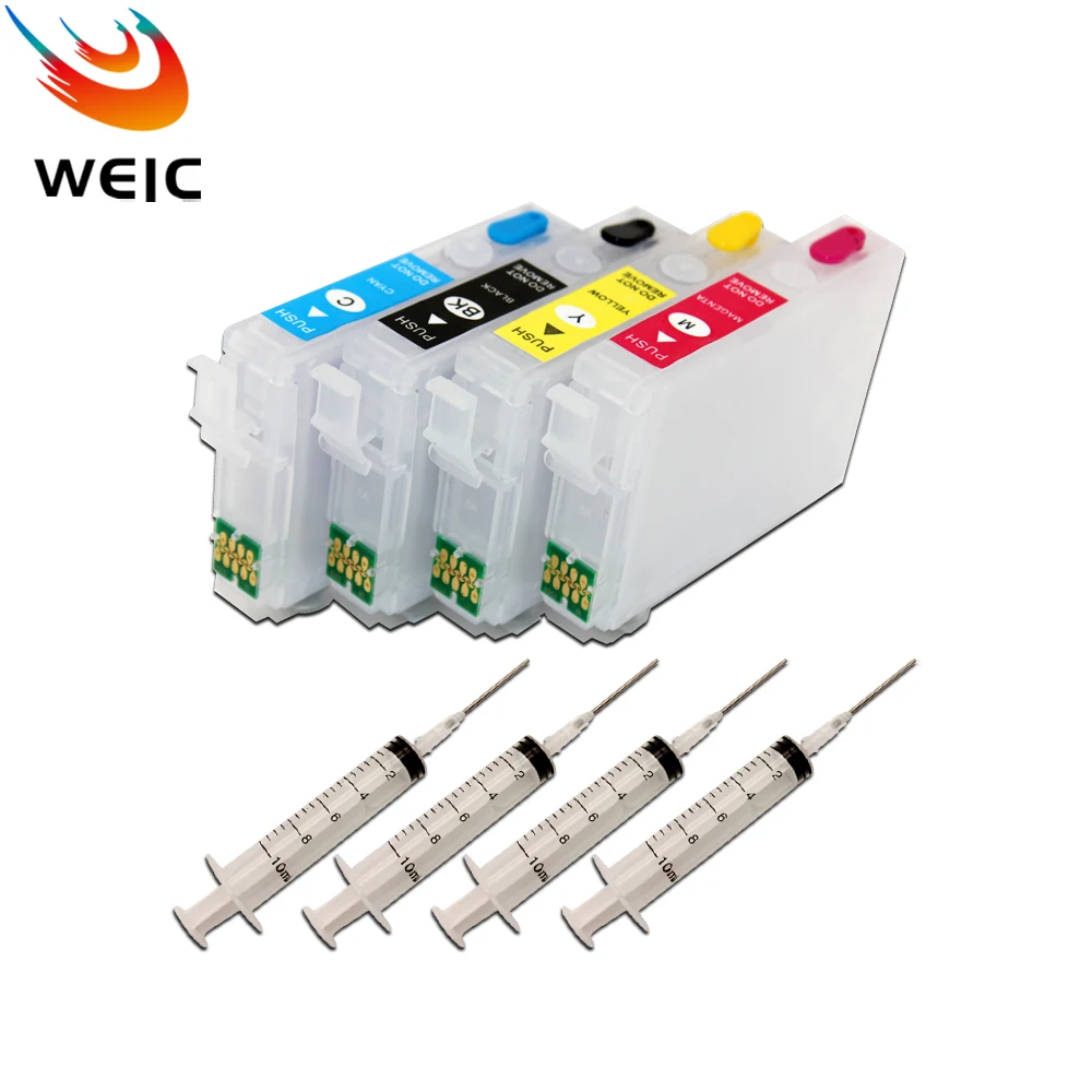 4PC-Set-Empty-Refill-Ink-Cartridge-RDH-For-Epson-PX-048A-PX-049A-PX ...