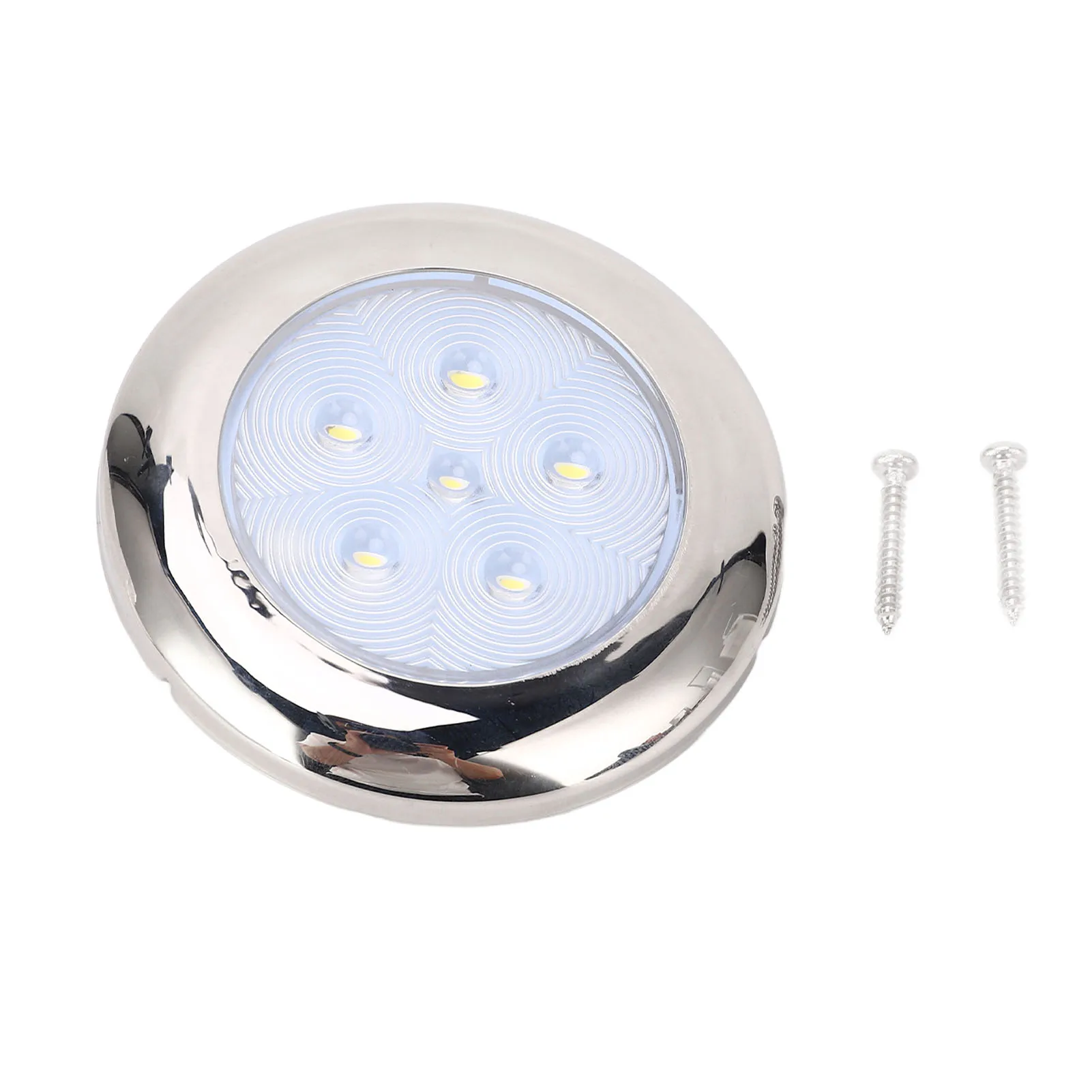 12V Led RV Ceiling Dome Light White Blue Light Waterproof Boat Cabin ...