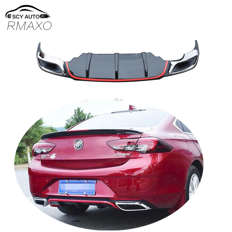 For-Opel-Insignia-Body-kit-spoiler-2017-2019-For-Opel-Insignia-ABS-Rear ...