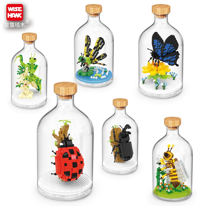 Mini-Insects-Building-Blocks-Ladybug-Butterfly-Bee-Praying-Mantis ...