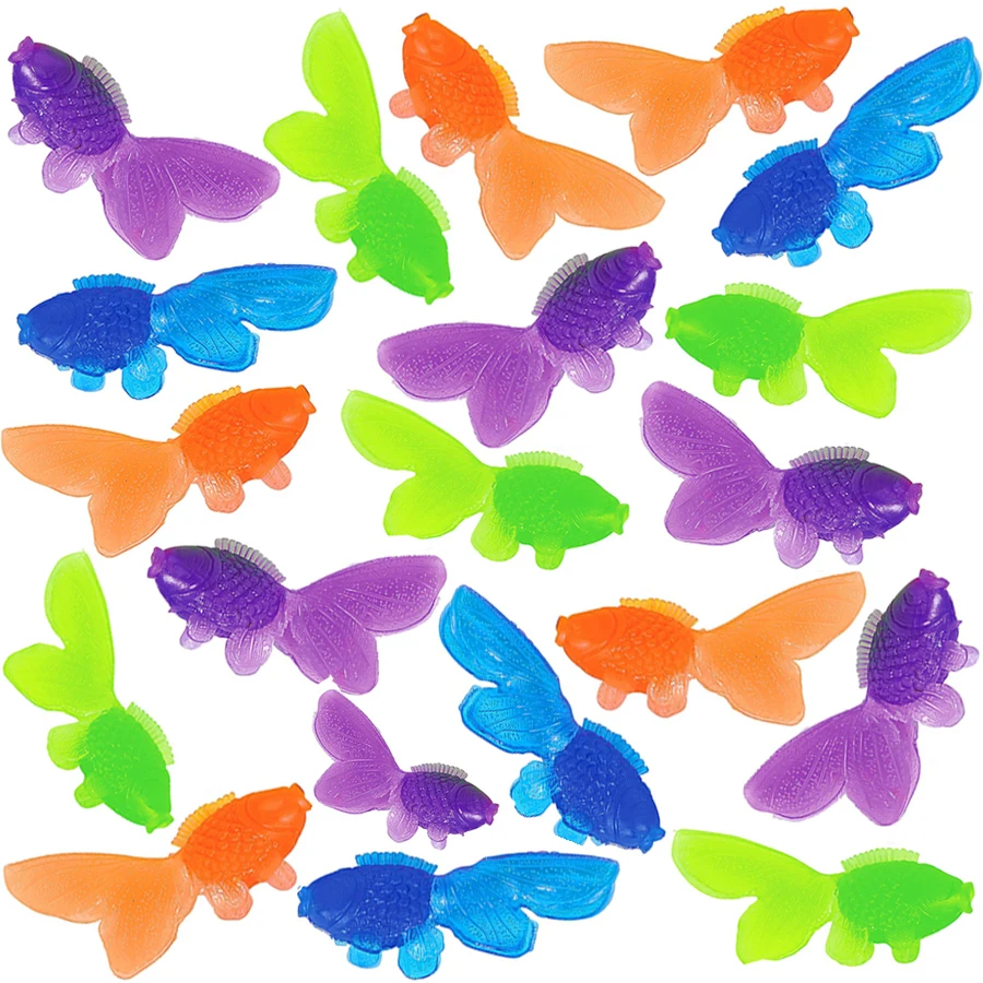 20pcs Color Simulated Goldfish Fish Tank Aquarium Decorations ...