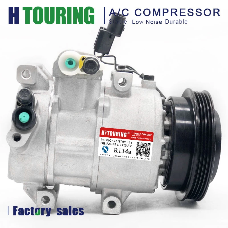 New Doowon For Kia Rio Ac Compressor 6sbu16 Dv-13 Hyundai Kia Rio Rio5 ...