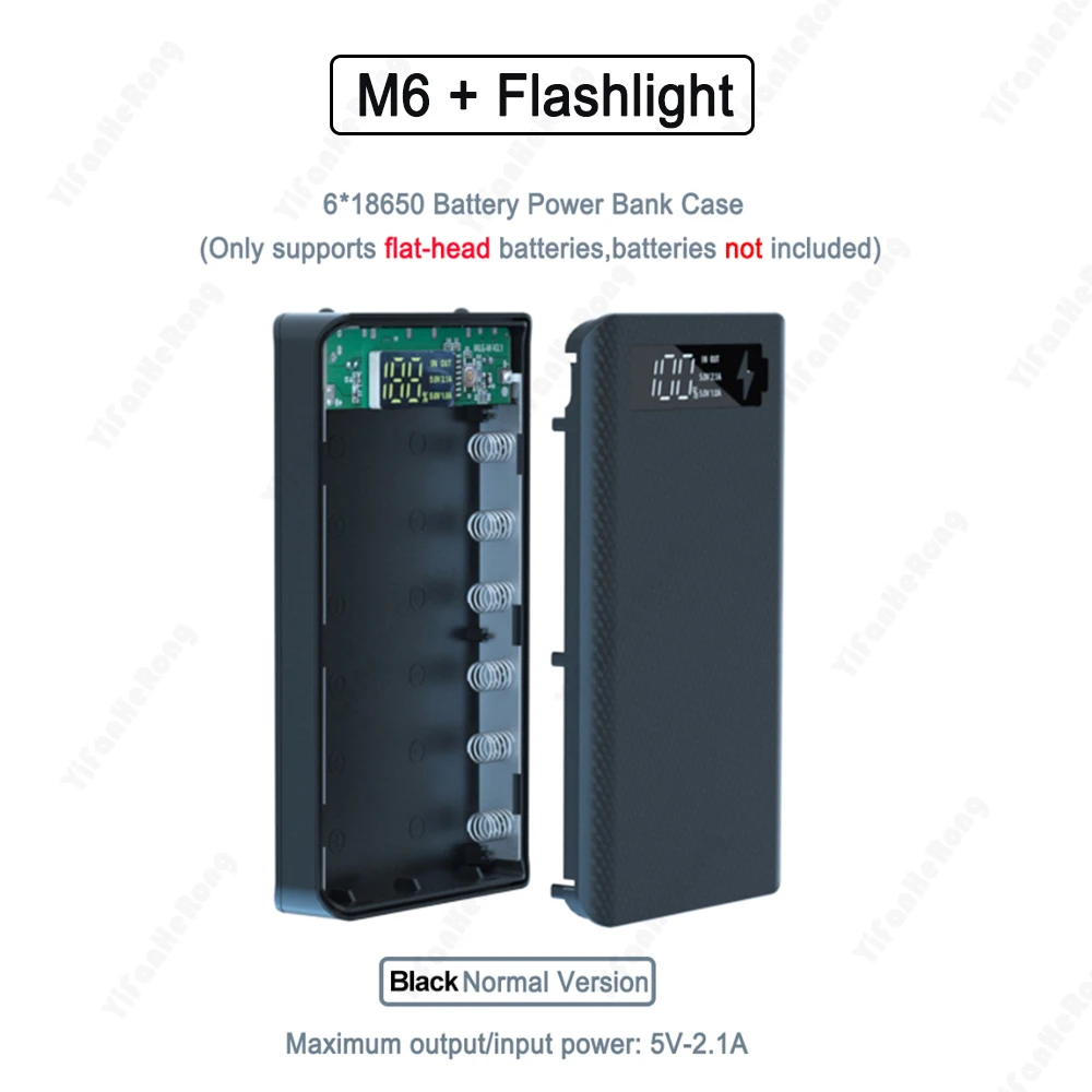 6-x-18650-Battery-Charging-Box-External-5V-2A-Battery-Storage-Box-DIY ...