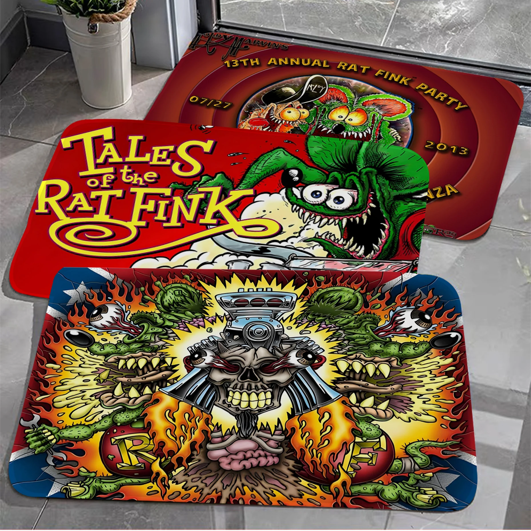 Tales-of-the-Rat-Fink-cartoon-Floor-Mat-Bath-Mat-Nordic-Style-Home ...