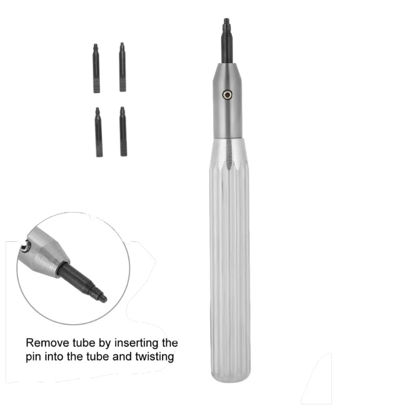 Watch Crown Tube Insert Remover Tool With 4 Pins For Tudor / Watch Tube ...