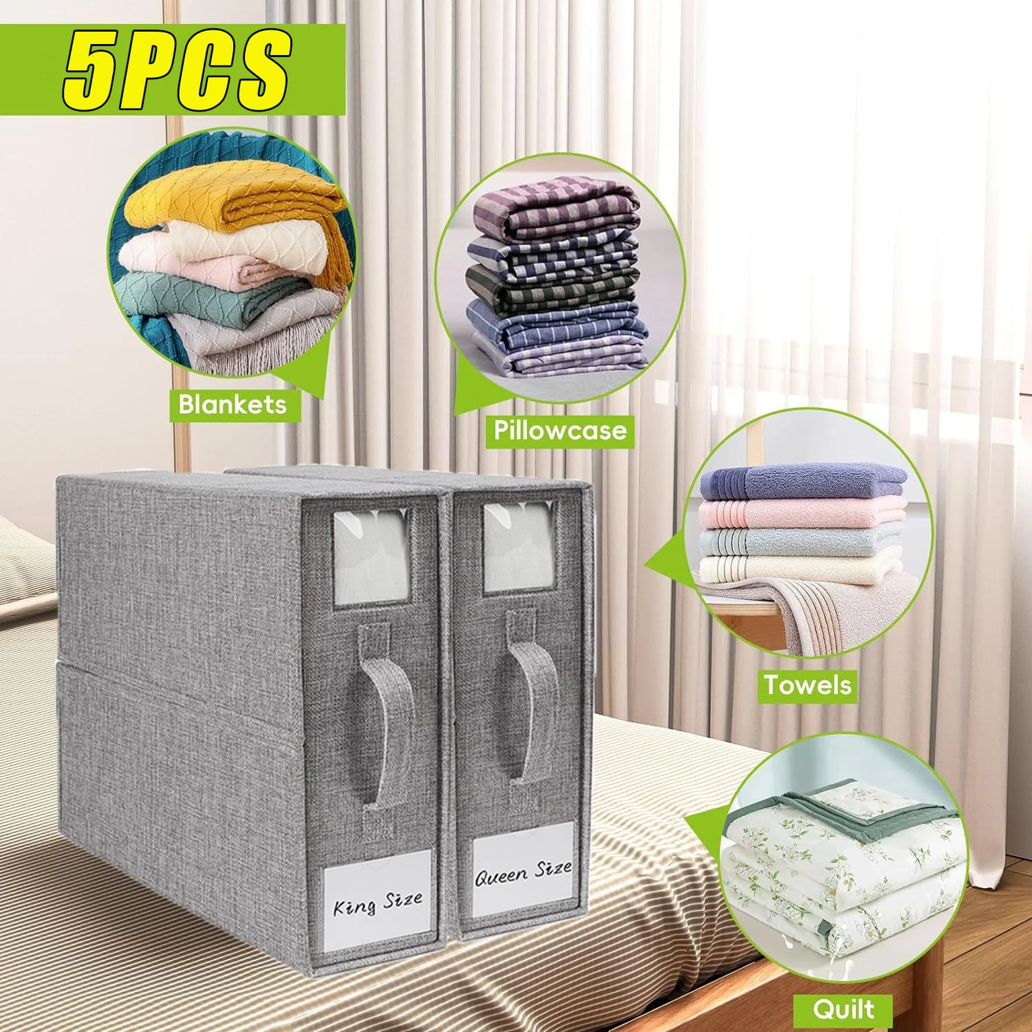 Foldable-Sheetcube-Bed-sheet-set-Organizer-High-Quality-Linen-Closet ...