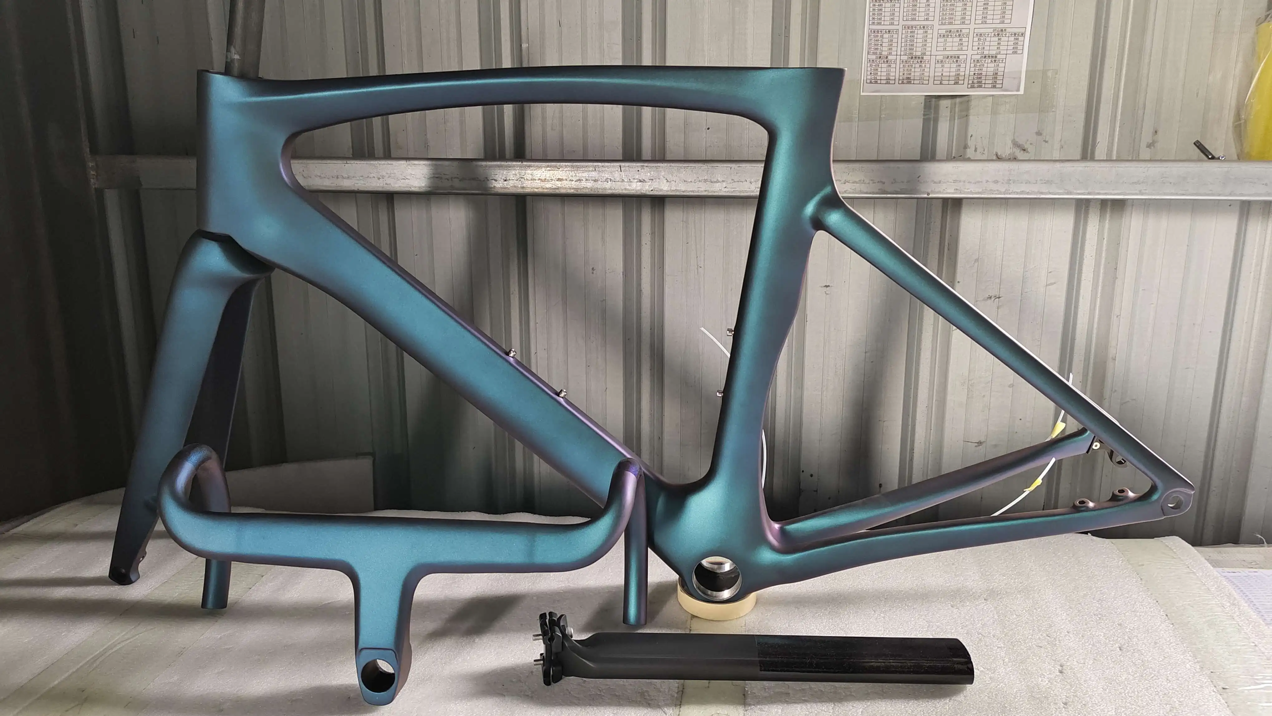 2024-Chameleon-Carbon-Frame-T47-Bottom-Bracket-Road-Bike-Frame-160mm ...