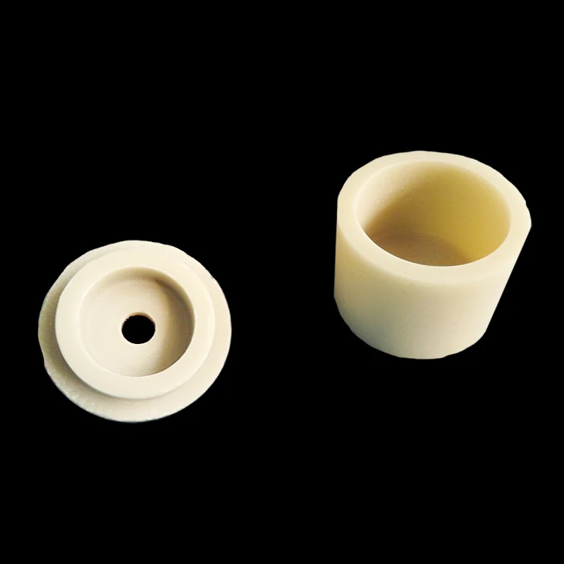 WESTCREEK Custom High-purity AlN Ceramic Crucible with Lid High Temp ...