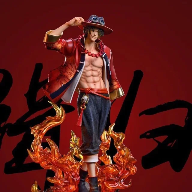 Limited Edition One Piece Anime Model Statue Ghost King Ace National ...
