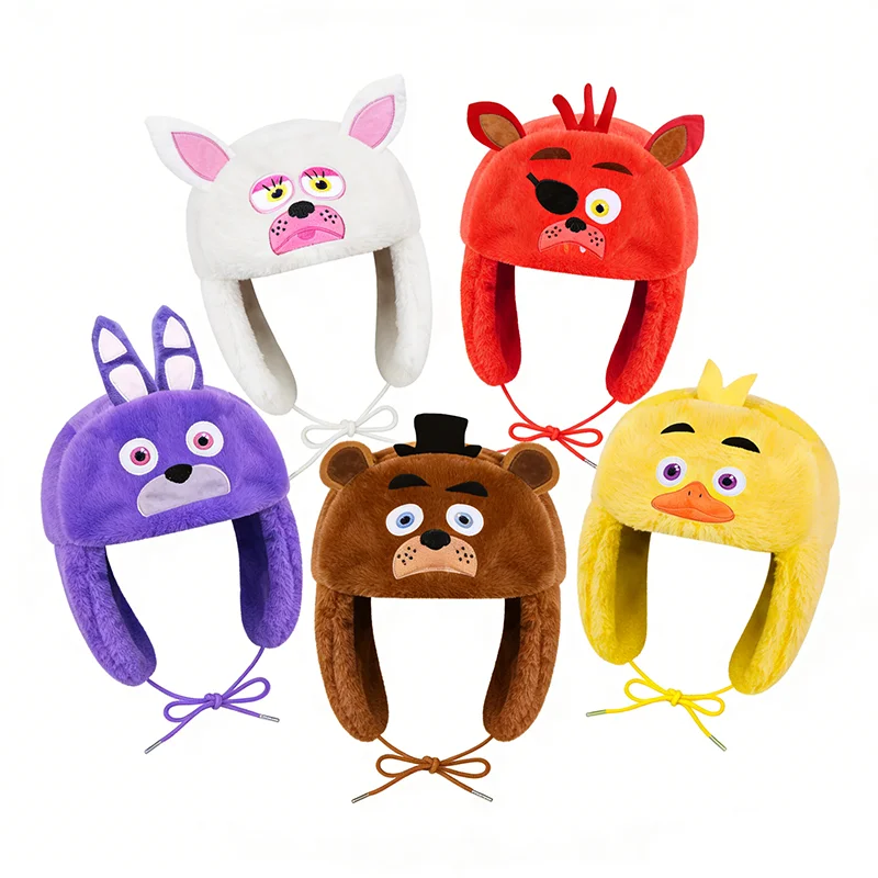 Party Gift Plush Cartoon Animal Creative Hat Warm and Fluffy Lei Feng ...