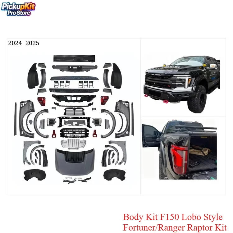 Original Quality 4x4 Body Kit F150 Lobo Style Fortuner/Ranger Raptor ...