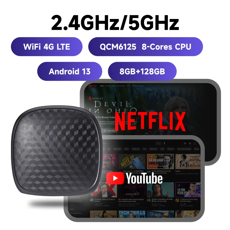 Carplay Ai Box Android 13 Netflix Iptv Android Smart TV Box Android ...