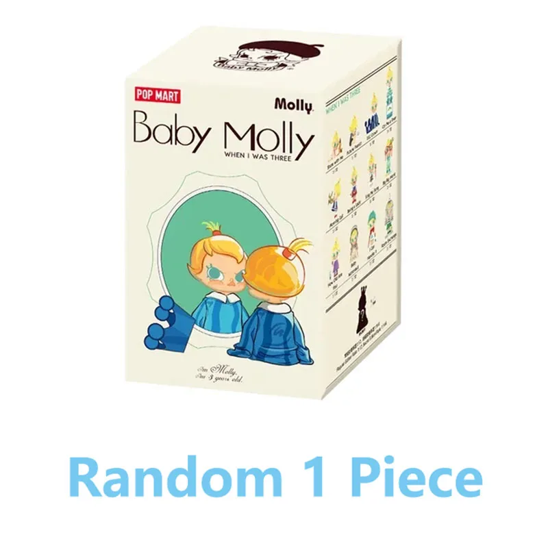 POP MART Baby Molly When I was Three! Series Action Figures Toys ...