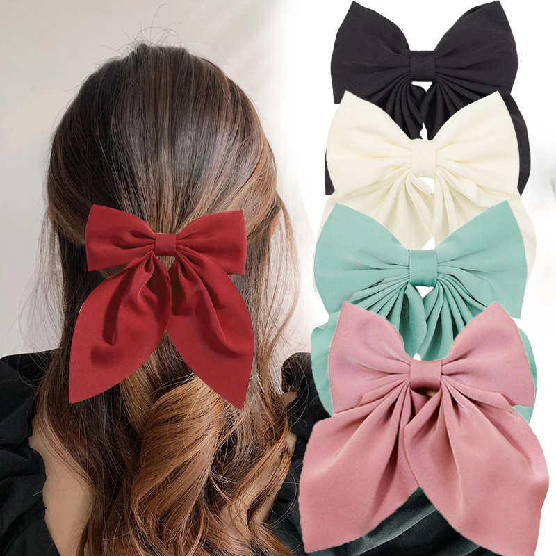 Pinza-para-el-pelo-con-lazo-para-mujer-pasador-con-lazo-para-ni-a-pinza ...