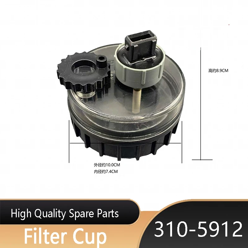 Excavator-Spare-Parts-Water-Oil-Filter-Bbowls-Fuel-Separators-Cup-for ...