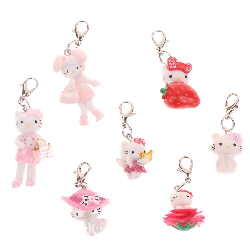 Cartoon-KT-Cat-Kitten-Keychain-Cute-Mini-Hello-Kitty-Keyring-Lovely-Bag ...