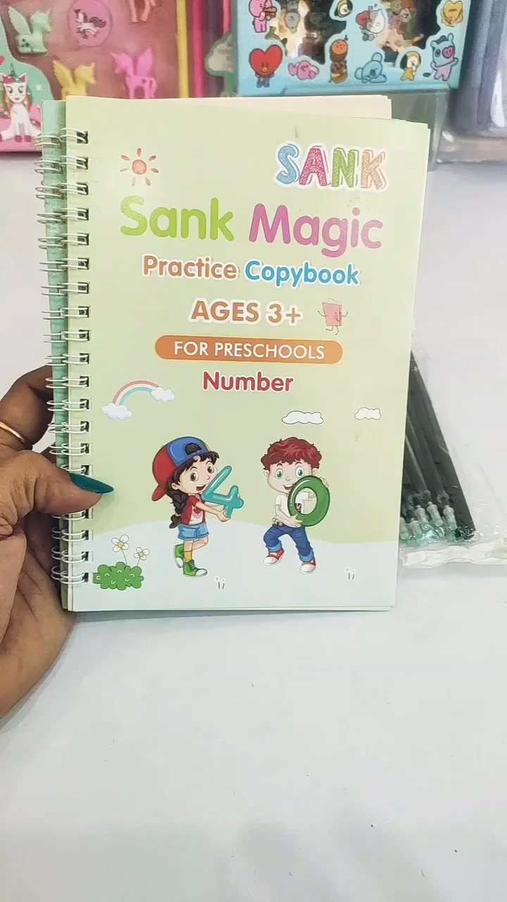 MAGIC WATER BOOK & SANK MAGIC BOOK | SANK MAGIC PRACTICE COPYBOOK ...