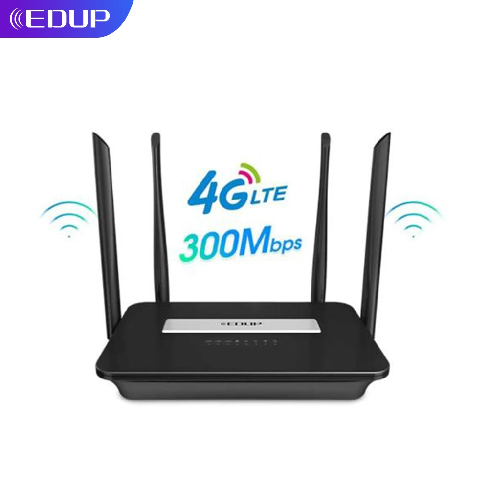 Edup 4g Wifi 300mbps Router 4g Lte Router Wifi Mode 3g/4g Wireless Cpe ...