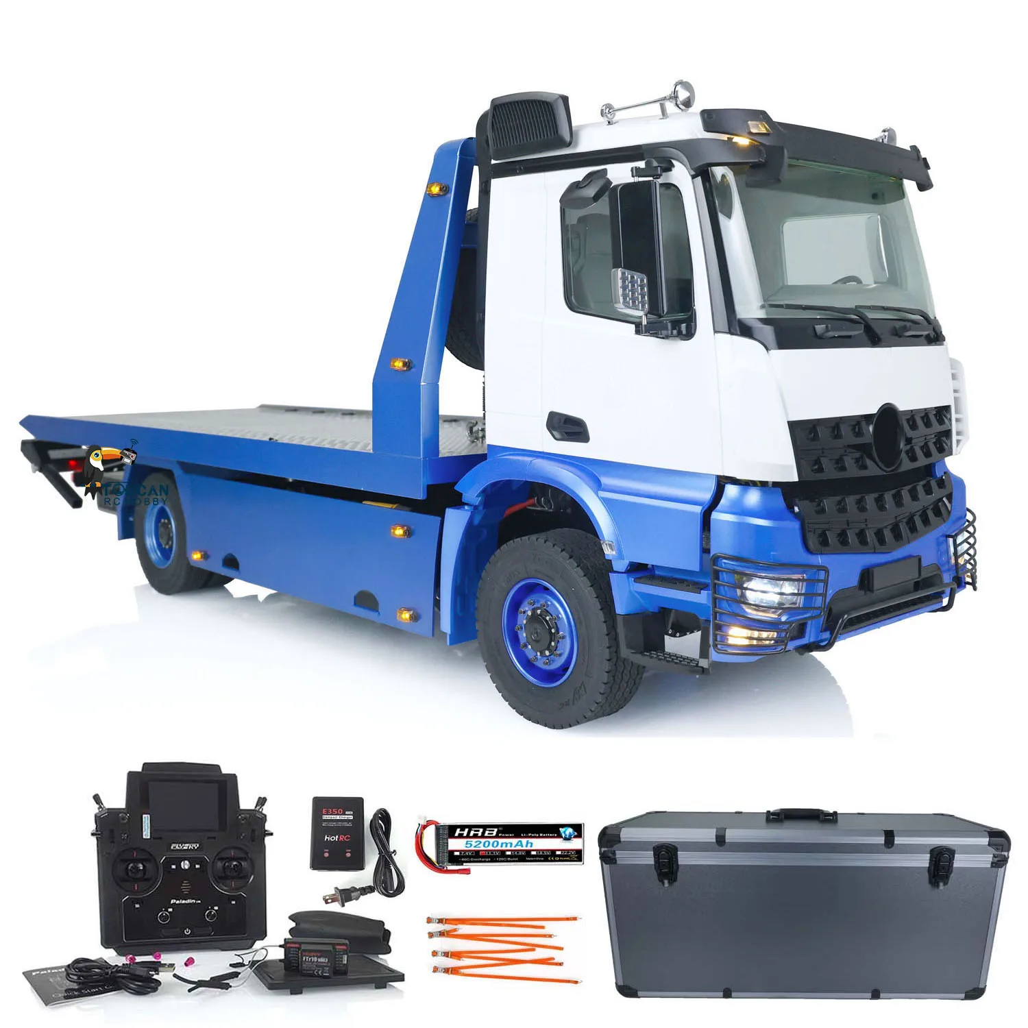 New-Arrival-1-14-4X4-Wrecker-Flat-Bed-Rc-Hydraulic-Tow-Truck-Finished-3 ...