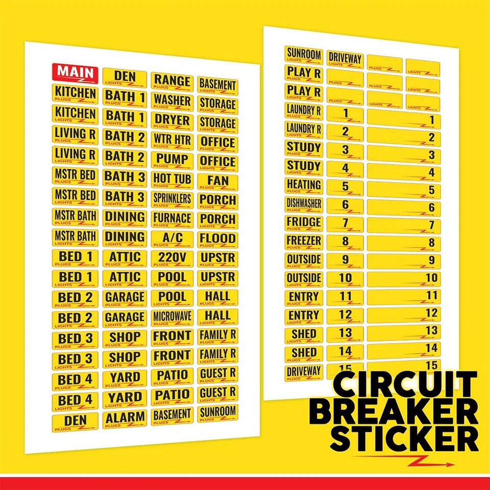 Electrical Panel Labels Free Electrical Panel Labeling Templates Print ...