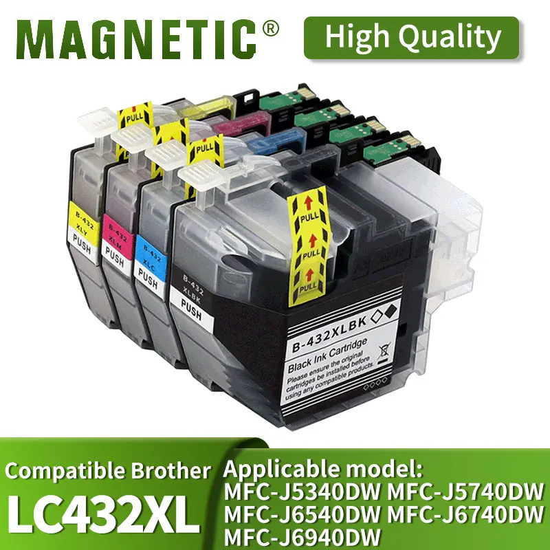 High-capacity-LC432XL-432XL-LC432-Ink-Cartridge-Compatible-For-Brother ...