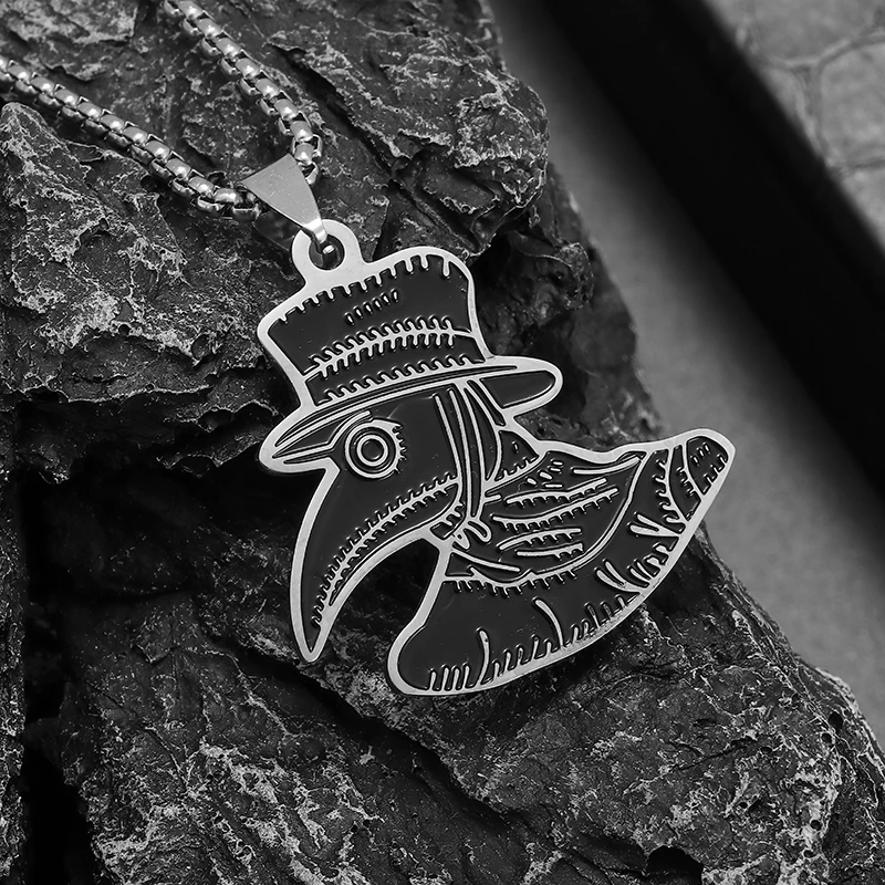 Stainless-Steel-Cut-Mystical-Medieval-Crow-s-Mouth-Plague-Doctor ...