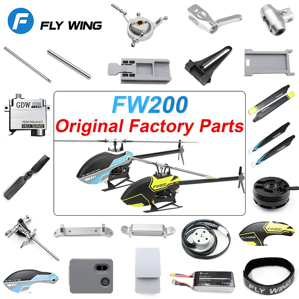 Helicopter Parts Fw200 | Flywing Fw200 Parts | Tail Blade Strap ...