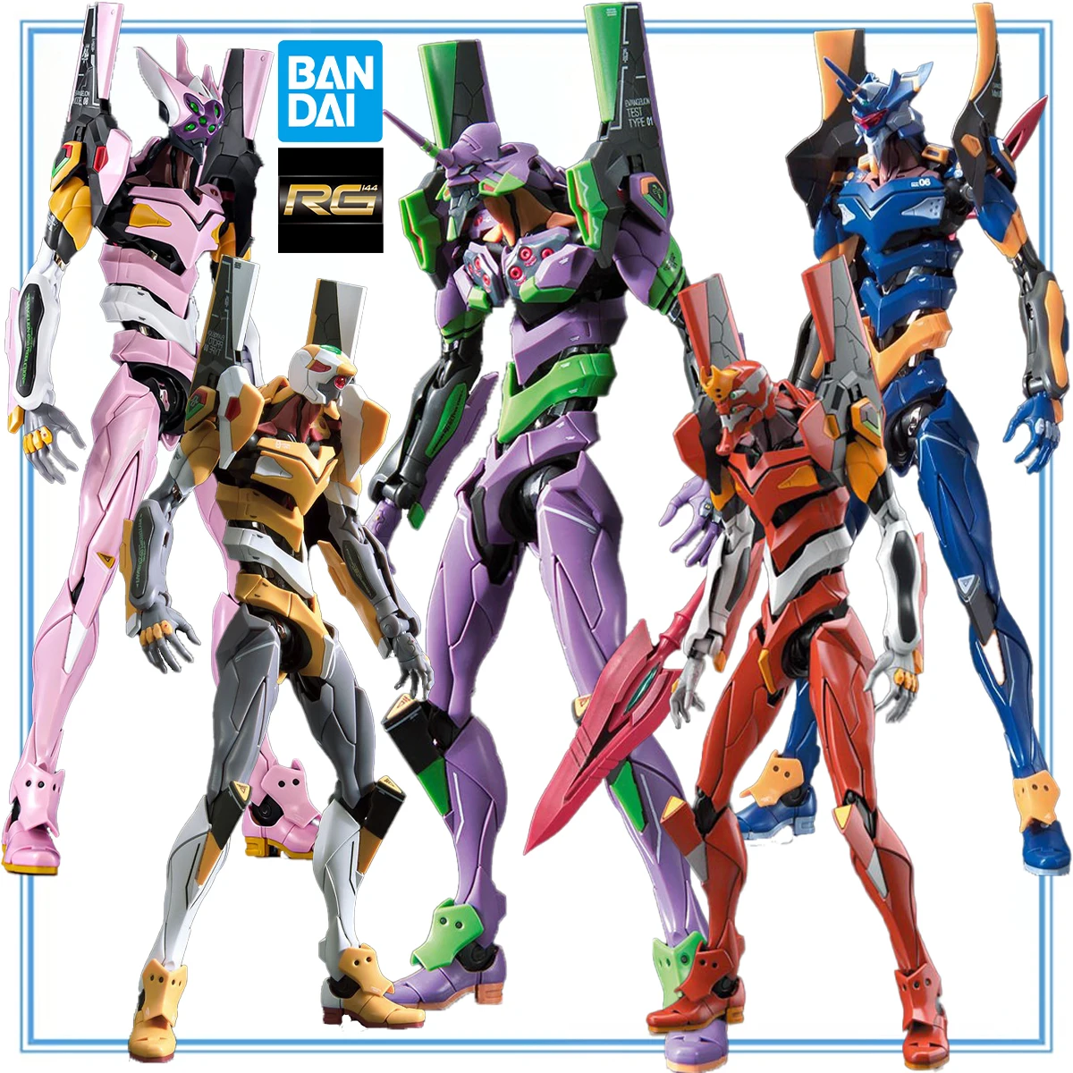 In Stock Original Bandai Spirits Mobile Kits RG Evangelion Shin ...