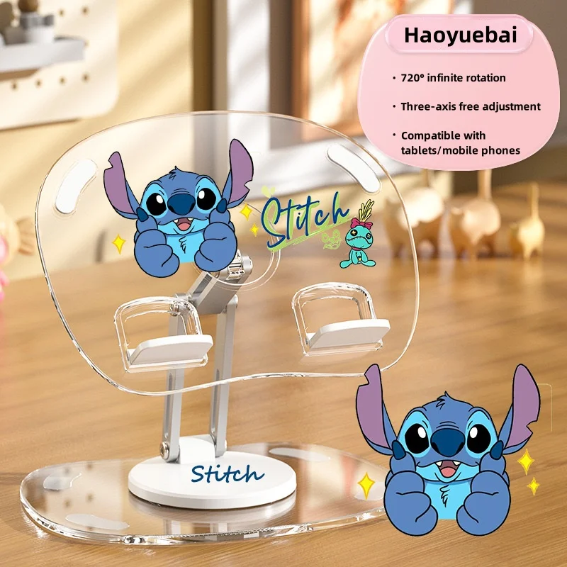 Kawaii-Disney-Stitch-Mobile-Phone-Holder-Cartoon-New-Acrylic-Aluminum ...