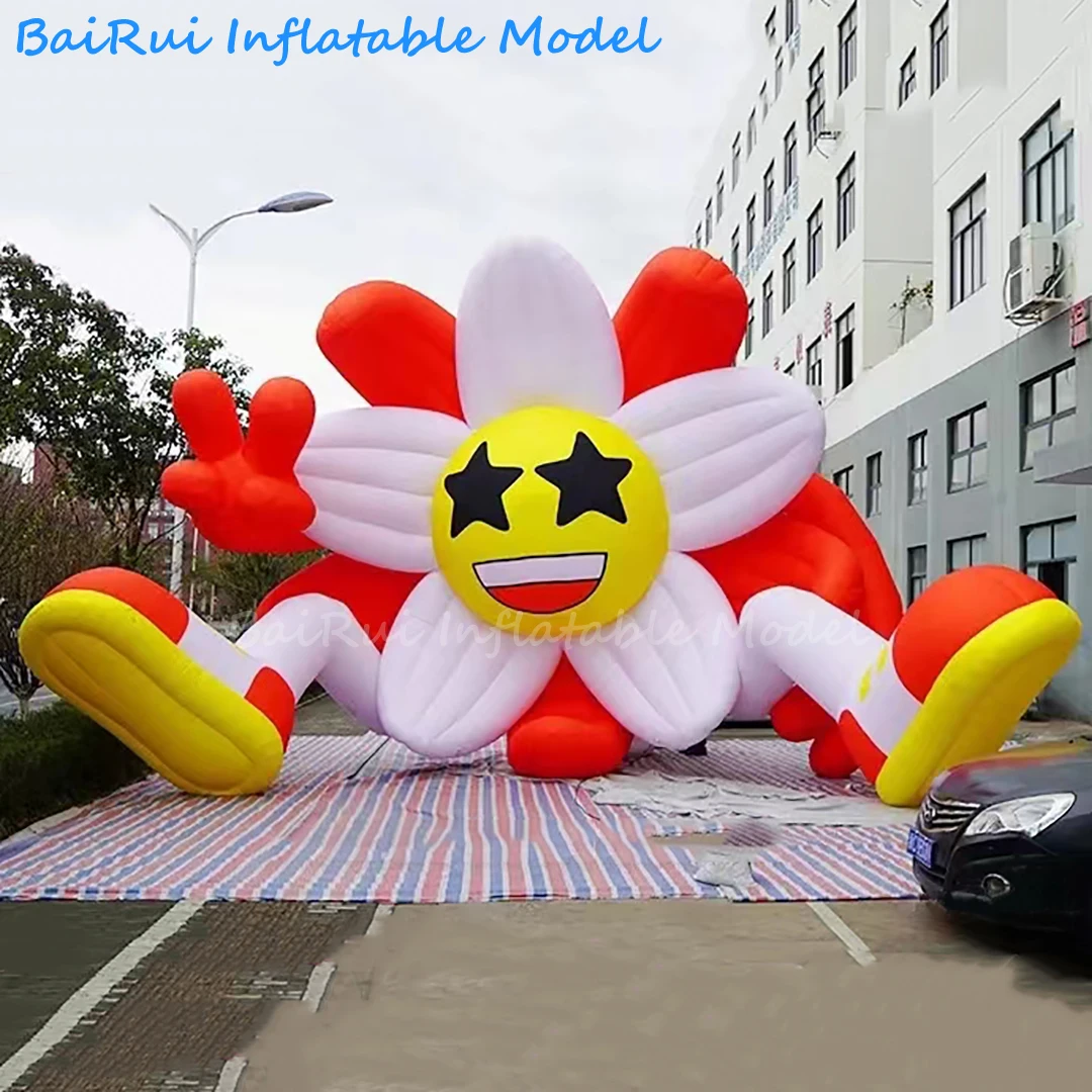 Giant-Inflatable-Cartoon-Sunflower-Doll-Air-Blow-Cool-Daisy-Flower ...