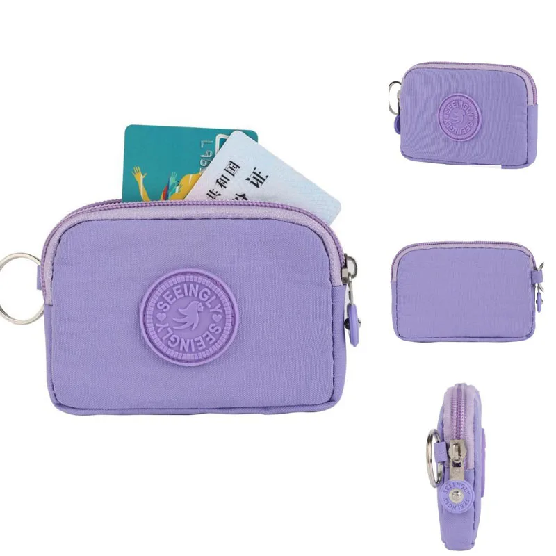 1Pc-Nylon-Coin-Money-Bag-for-Women-Girl-Soft-Zipper-Key-Card-Bag-Purse ...