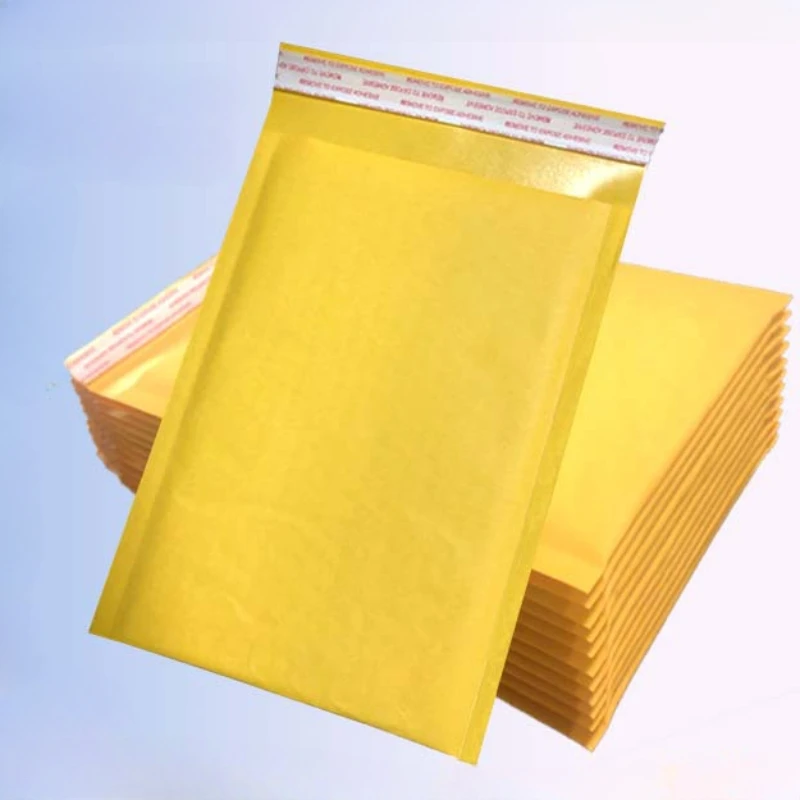 20PCS-Kraft-Paper-Bubble-Envelopes-Padded-Mailers-Shipping-Envelope ...
