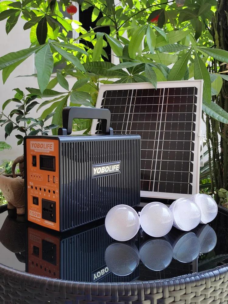 Solar Power Stations - Solar Generator 150W Power Station Portable ...