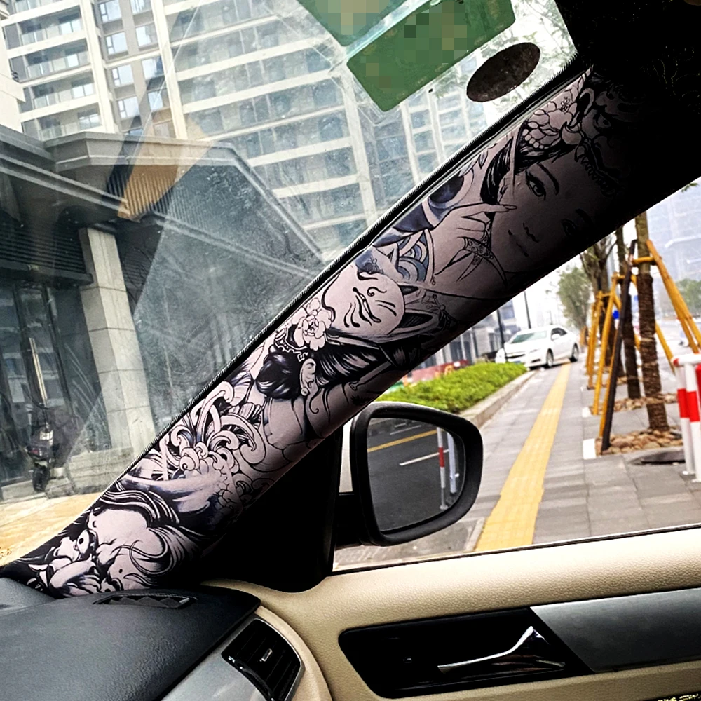 JDM-car-modification-A-pillar-self-adhesive-adhesive-sticker-car ...