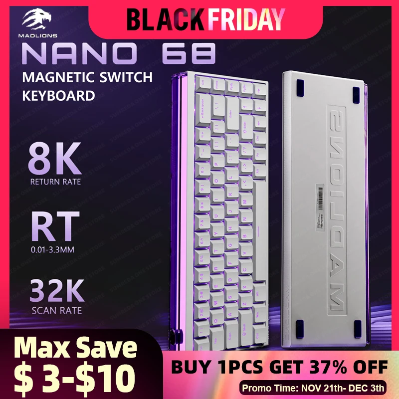 Madlions-nano68-pro-gaming-teclado-mec-nico-com-fio-interruptor-magn ...