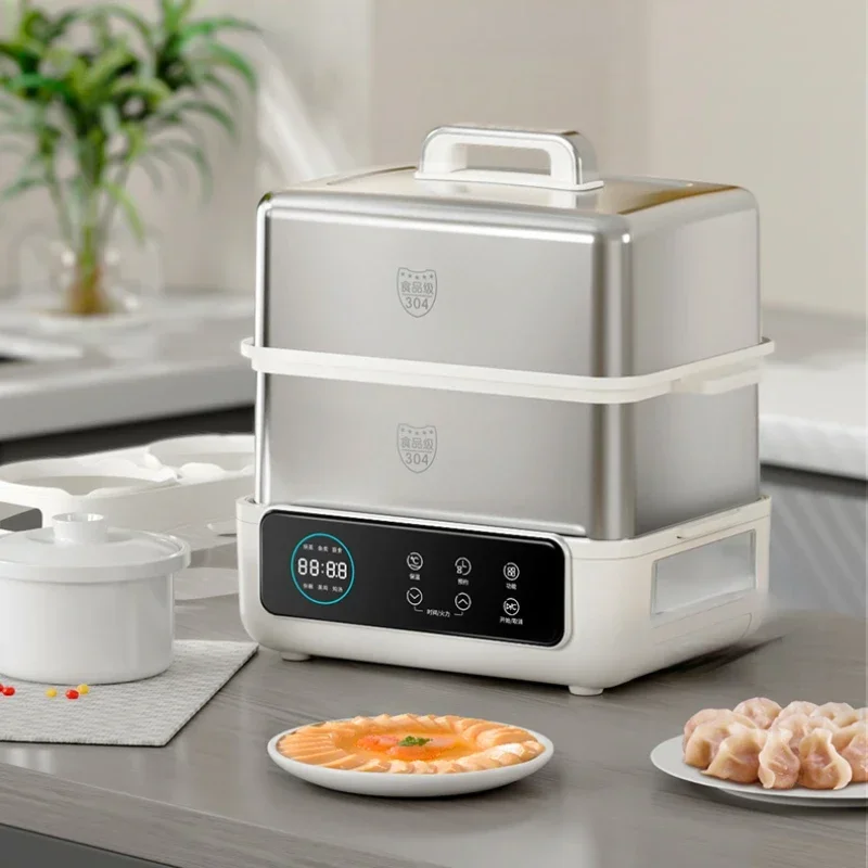 Stainless-Steel-Electric-Steamer-Multi-Layer-Large-Capacity-Steam ...