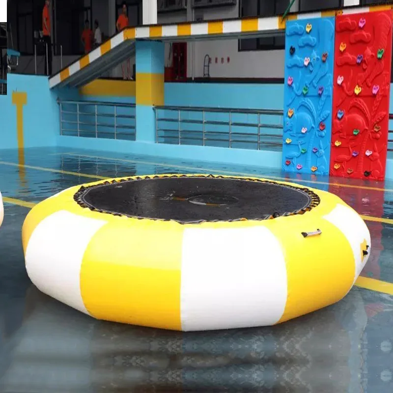 Water-Park-Inflatable-Pyramid-Triangle-Slide-Jumping-Bed-Trampoline ...